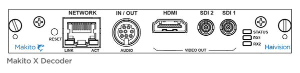 HAIVISION S-292D-HD2 Makito X Dual Decoder Appliance | GoElectronic.com